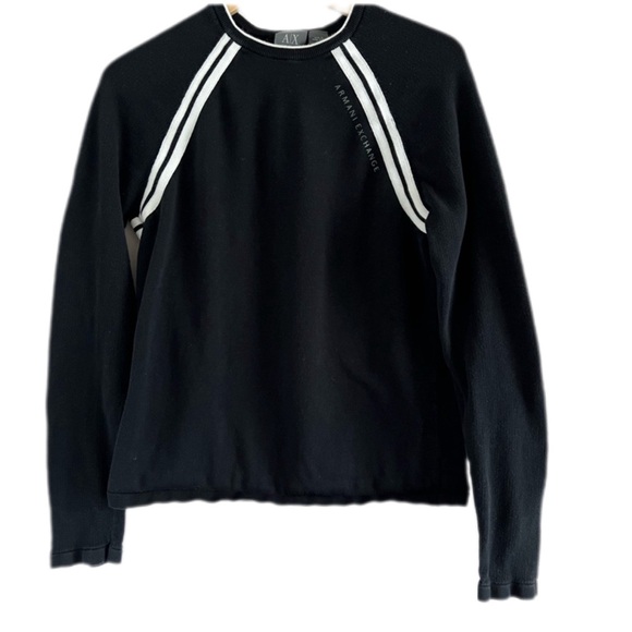 Armani Exchange | Sweaters | Armani Exchange Mens Black Sweater Size ...